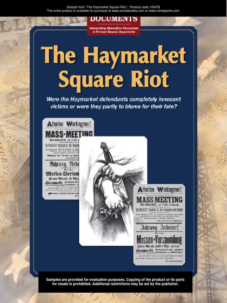 The Haymarket Square Riot | PDF | Primary Sources | Essays
