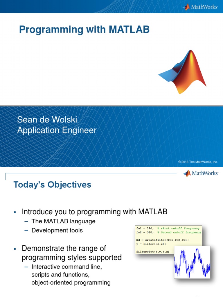 Programming With MATLAB | PDF | Matlab | Class (Computer Programming)