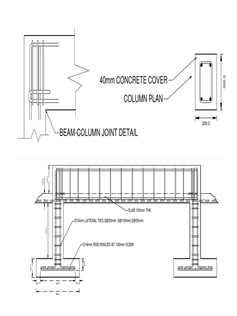 Beam Column Detail | PDF