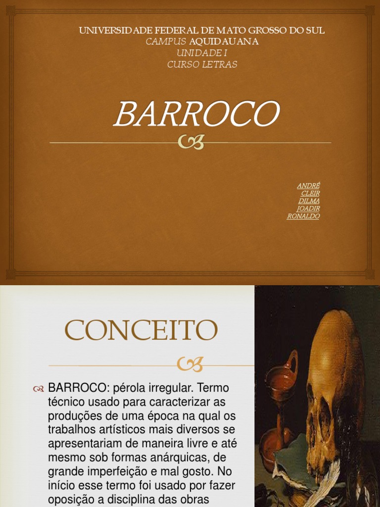 Barroco Slide | PDF | Barroco | Amor