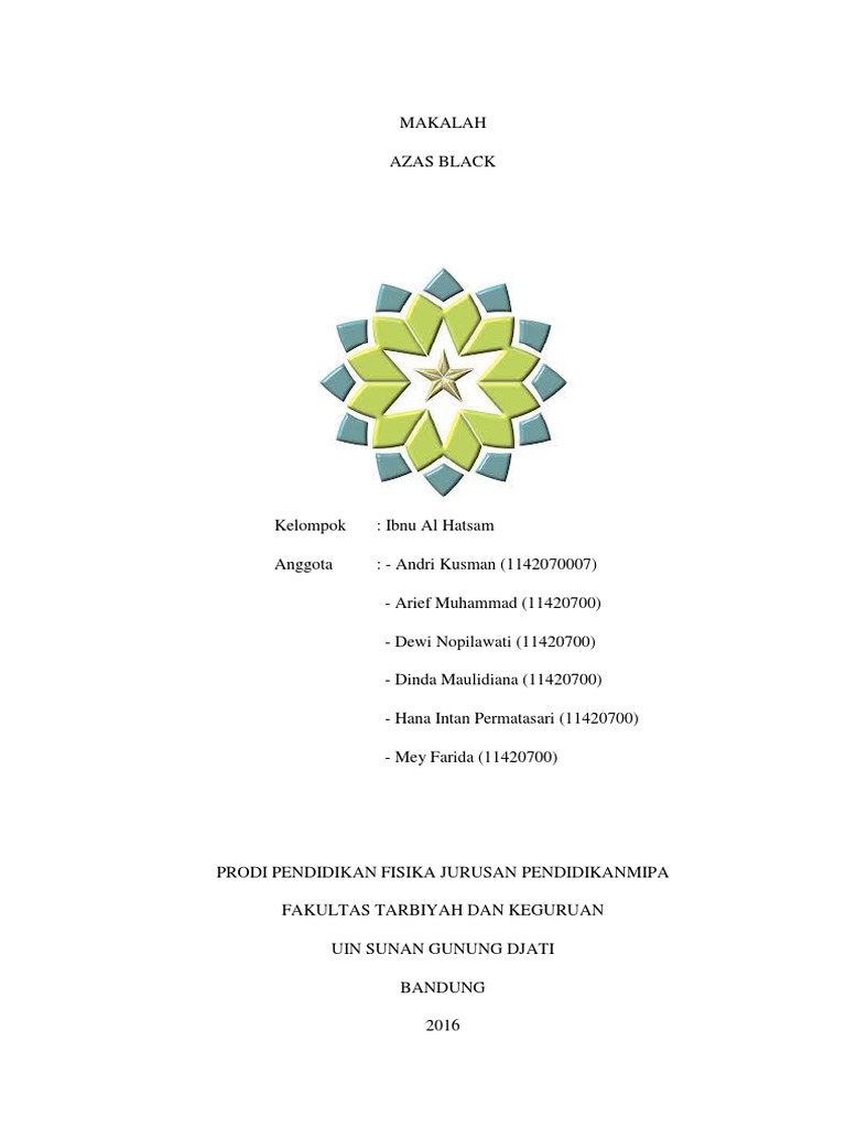 Azas Black (Al Haytsam) | PDF