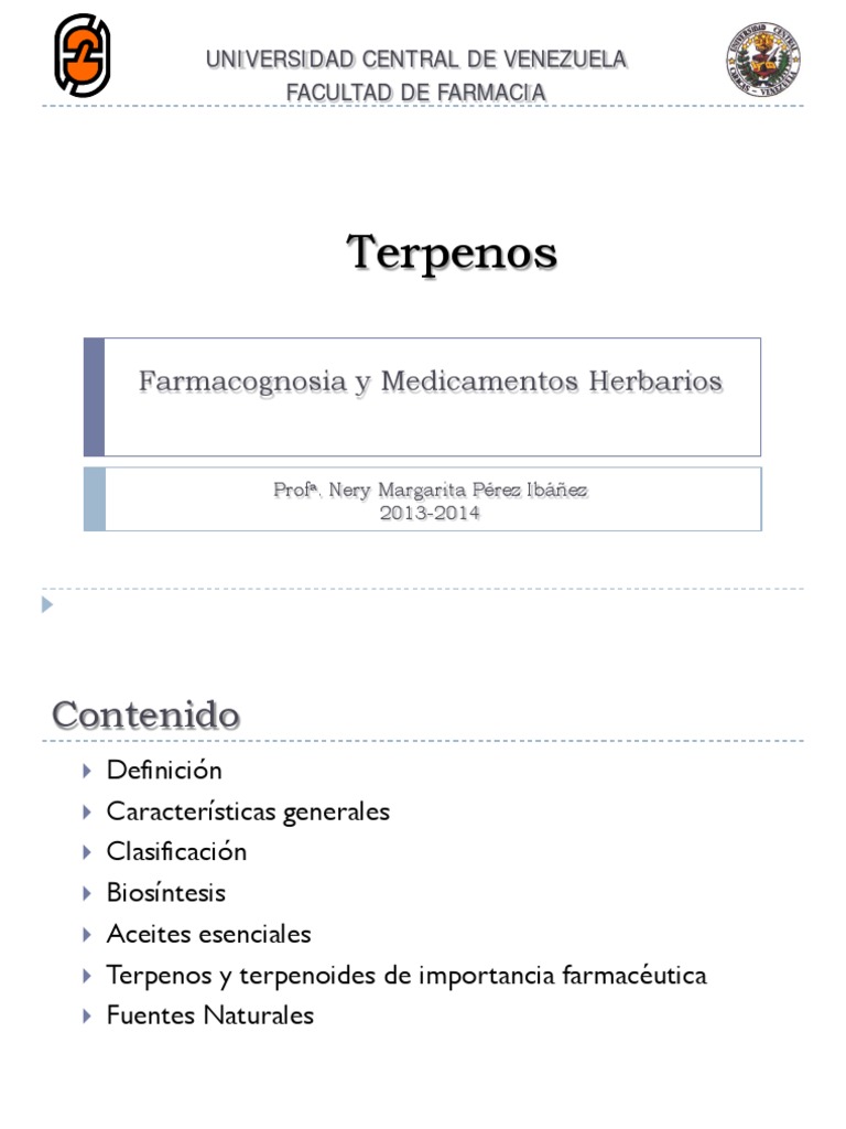 Terpenos Pdf Aceite Esencial Petróleo