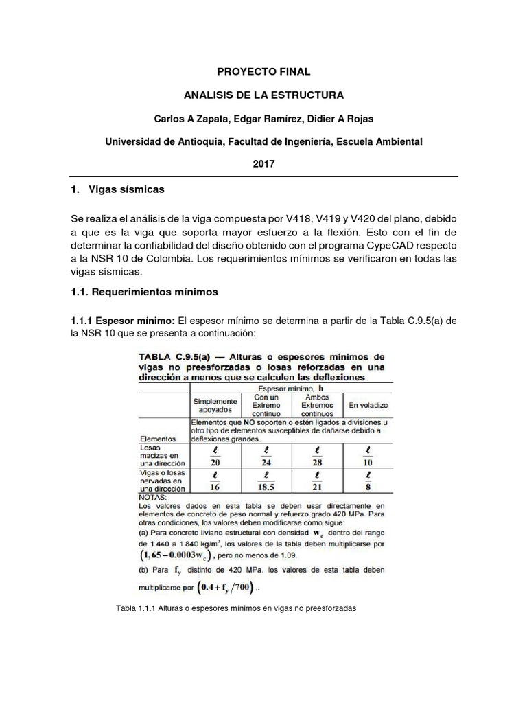 Proyecto Final Hormigon | PDF | Naturaleza