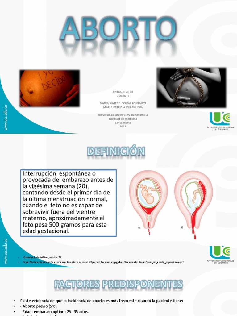 ABORTO | PDF | Aborto espontáneo | El embarazo