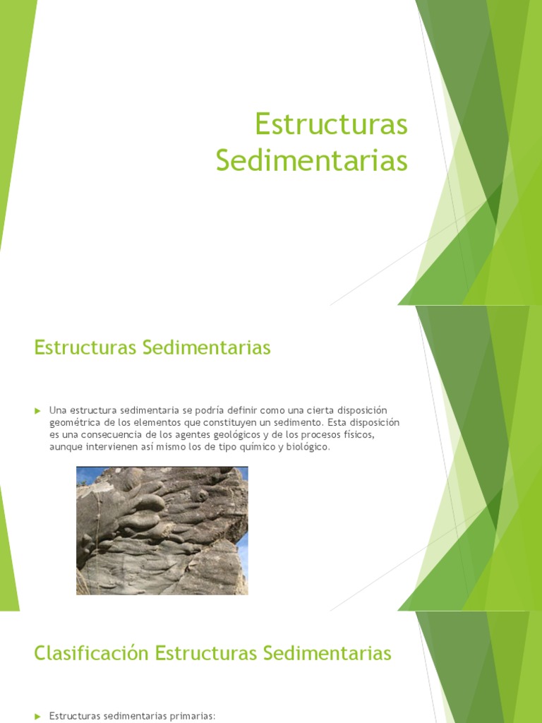 Tipos y Clasificación de Estructuras Sedimentarias | PDF | Roca ...