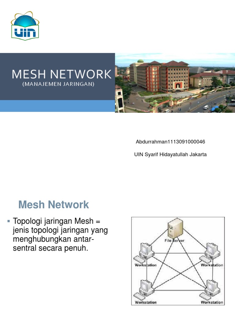 Keunggulan dan Karakteristik Mesh Network | PDF | Teknologi & Rekayasa