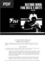 On Board Training Record Book For Deck Cadets PDF | PDF | Business