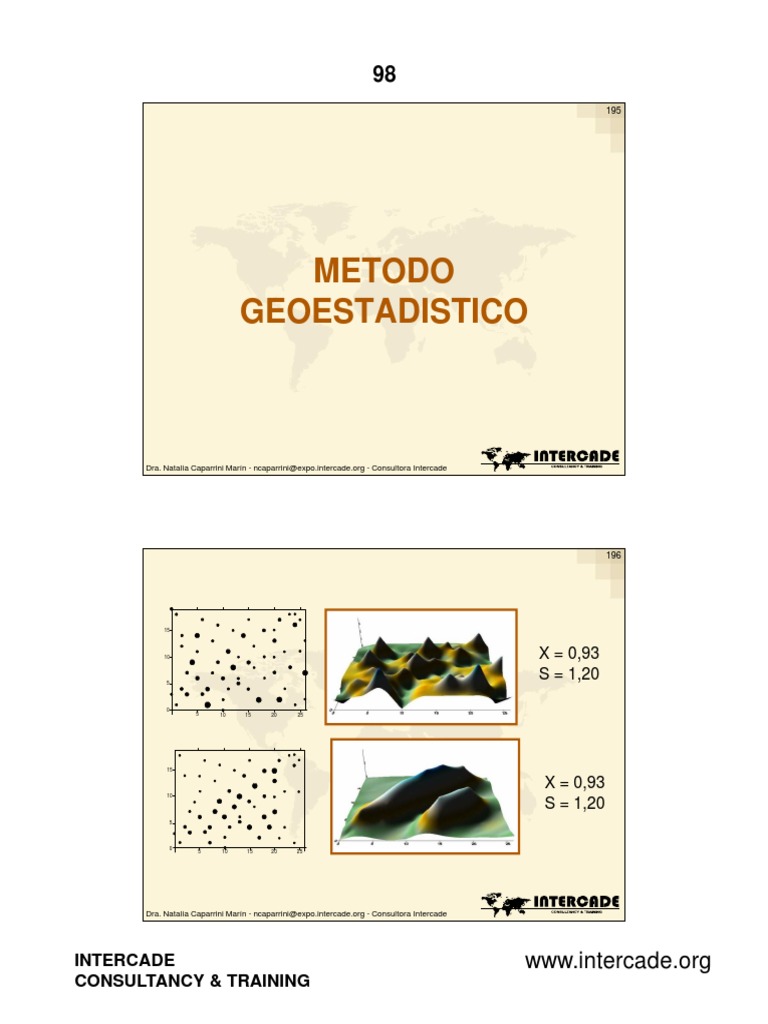 metodos de geoestadistica.pdf | Estimador | Matemáticas Aplicadas
