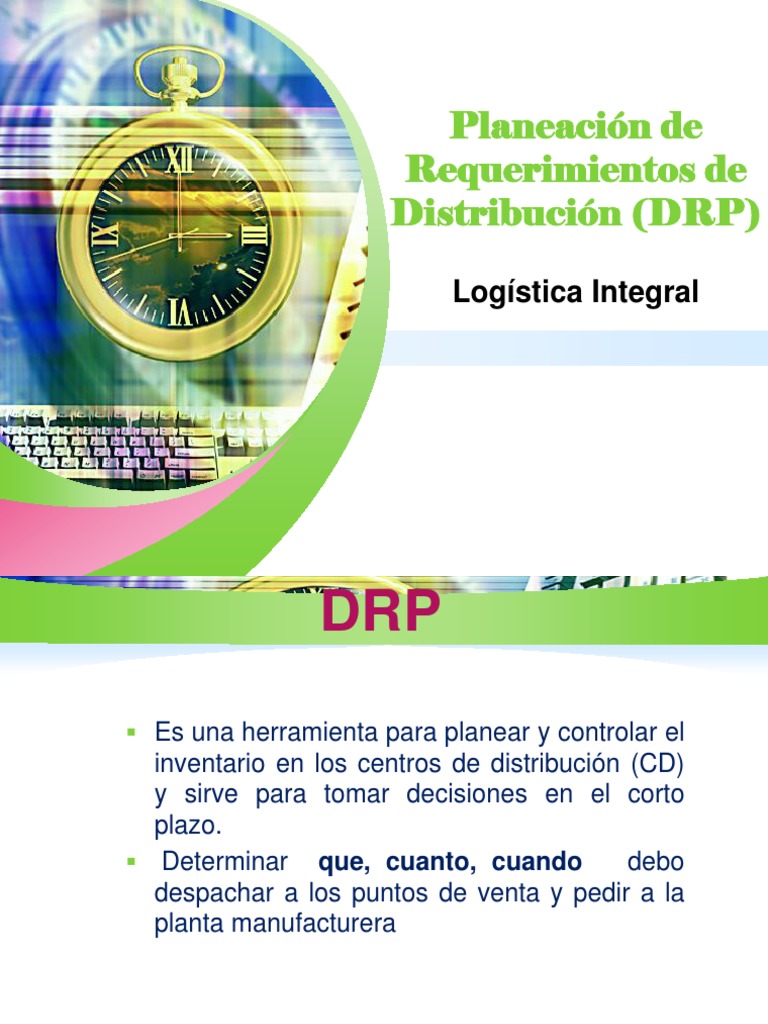 Planeacion de Requerimientos de Distribucion DRP | PDF | Inventario | Distribución (comercial)