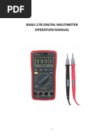 Dt-9205 Multimeter | PDF | Electric Power | Electromagnetism