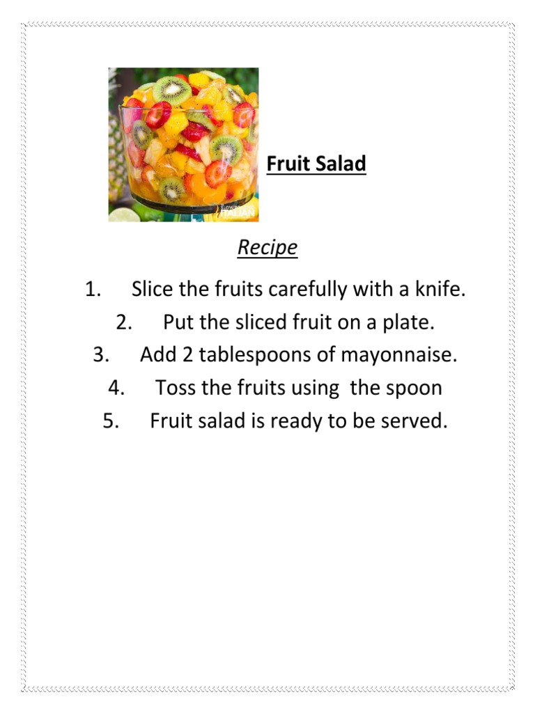 Fruit Salad | PDF