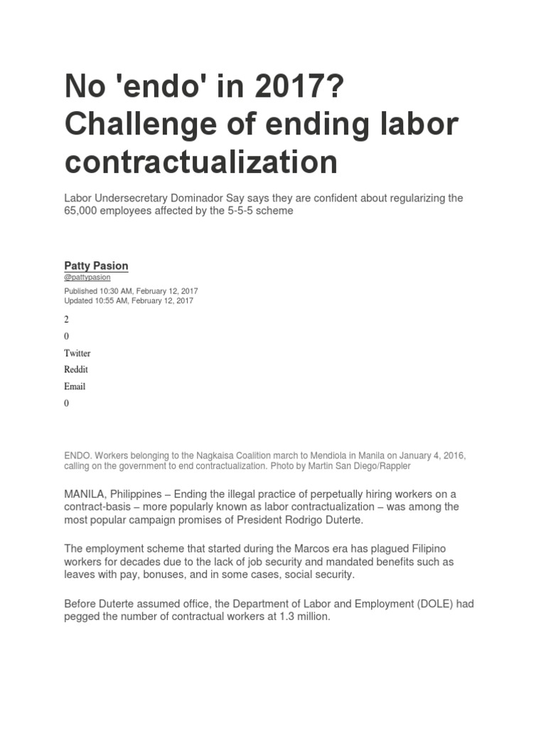 Contractualization 4 | PDF | Employment | Labour Economics
