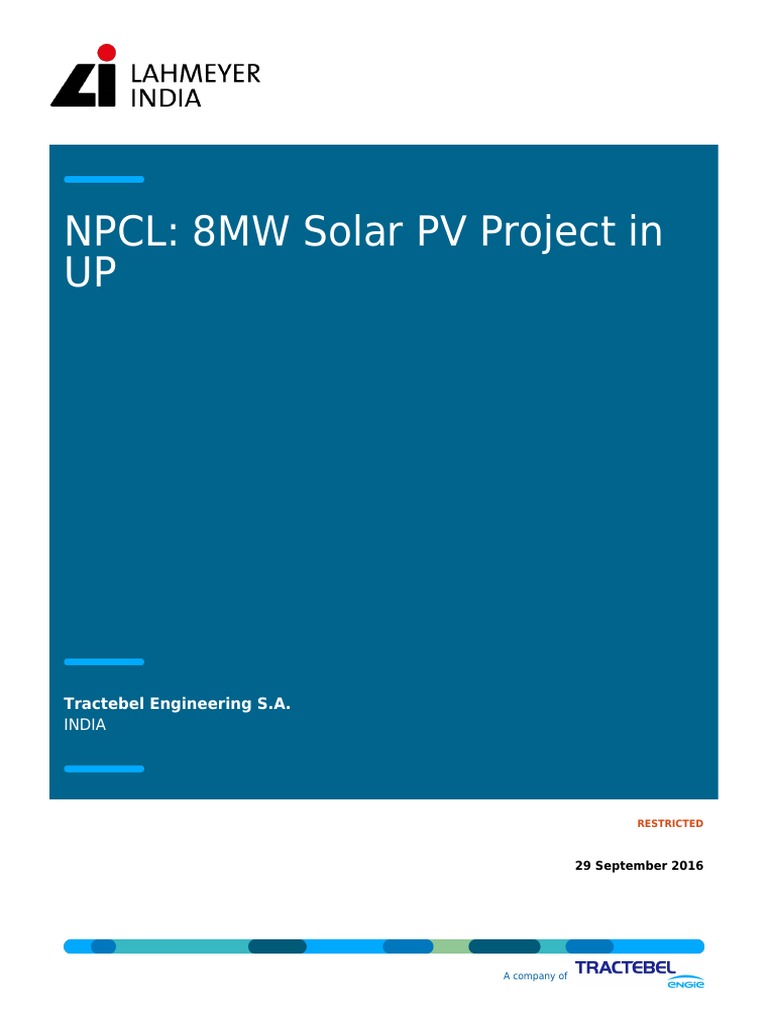 DPR | PDF | Solar Power | Photovoltaics