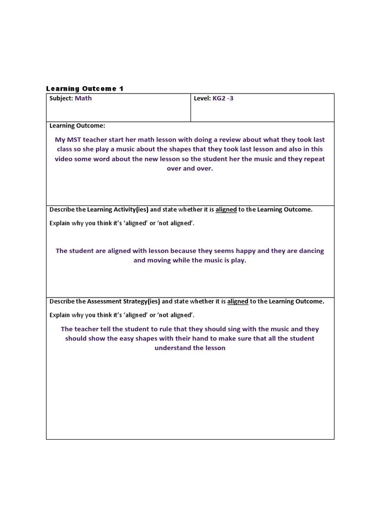 Learning Outcome 2 | PDF