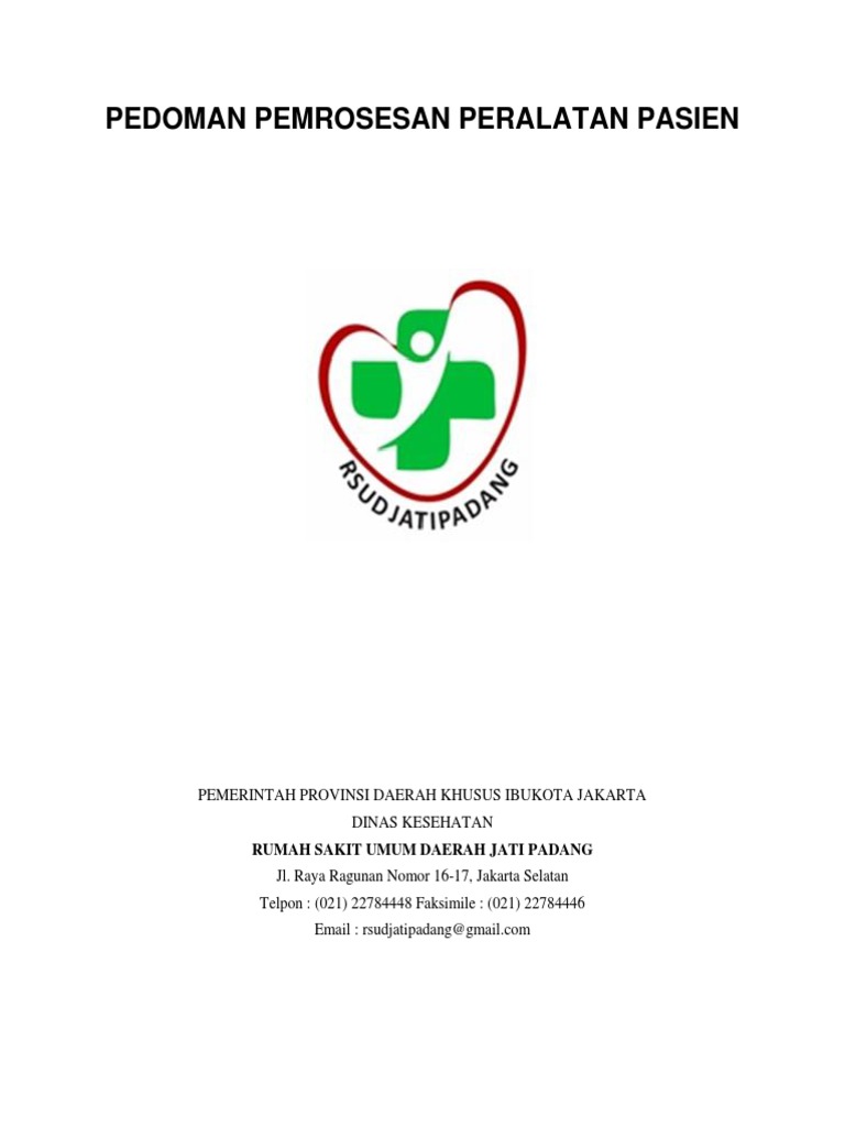 Pedoman Pemrosesan Peralatan Pasien | PDF