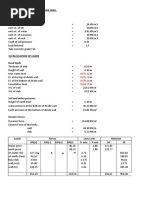 Broms Method-Xls-Lateral Pile Capacity in Cohesive Soil | PDF