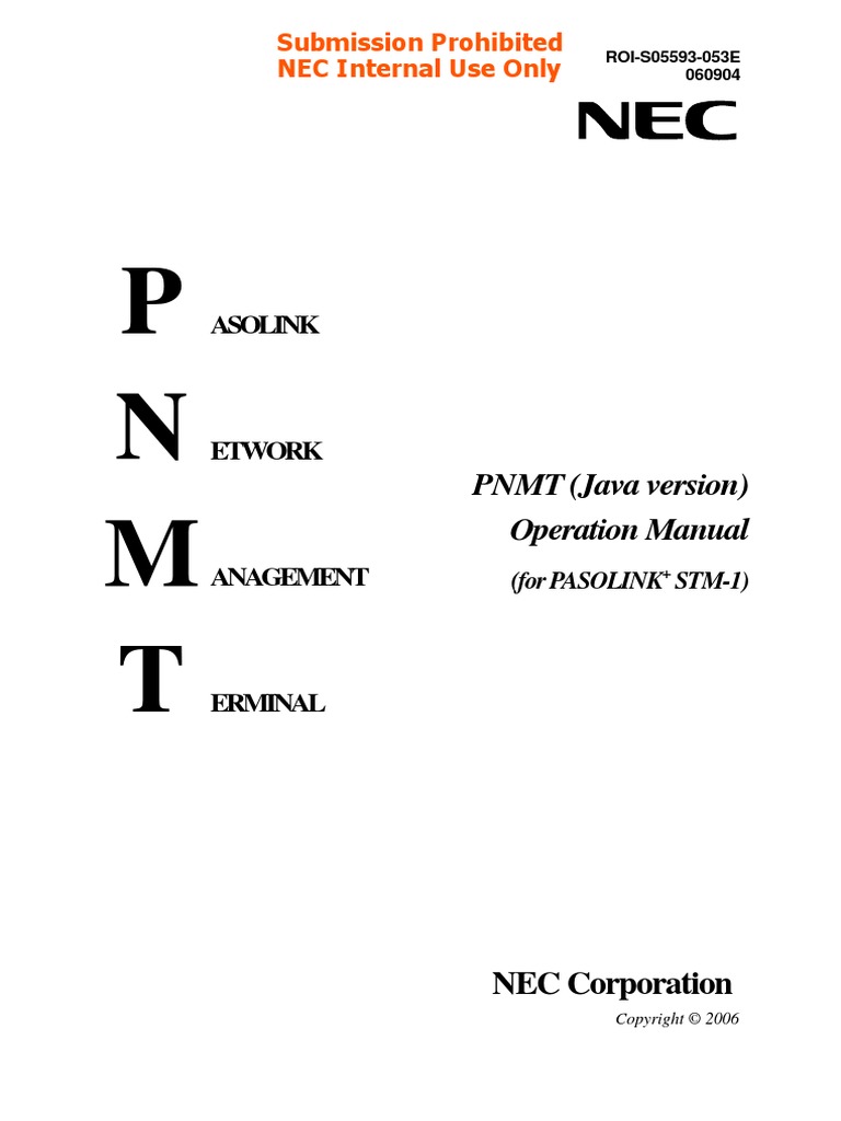 P N M T: PNMT (Java Version) Operation Manual | PDF | Computer Network | Graphical User Interfaces
