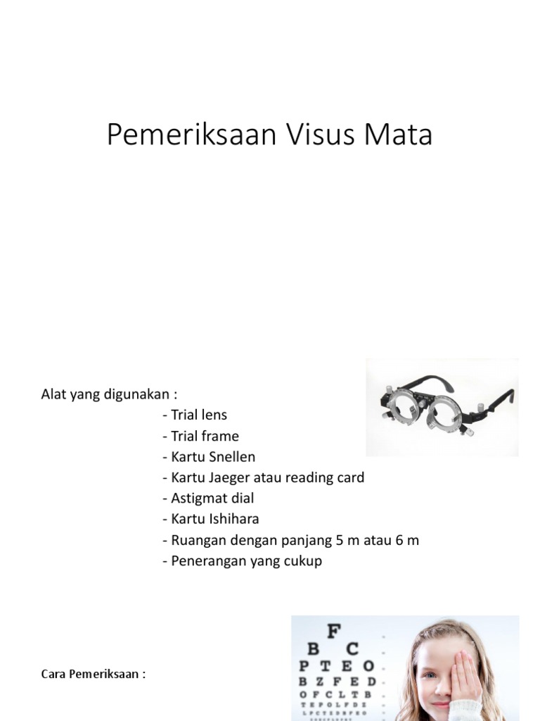 Pemeriksaan Visus | PDF