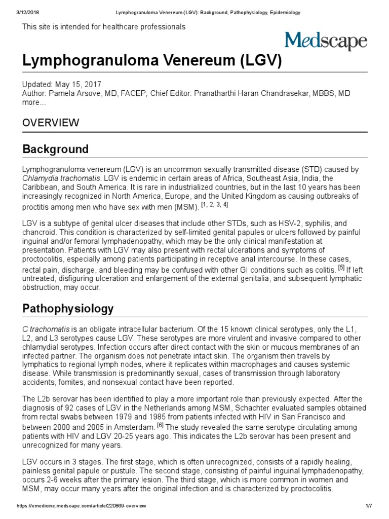 Lymphogranuloma Venereum Pictures Women