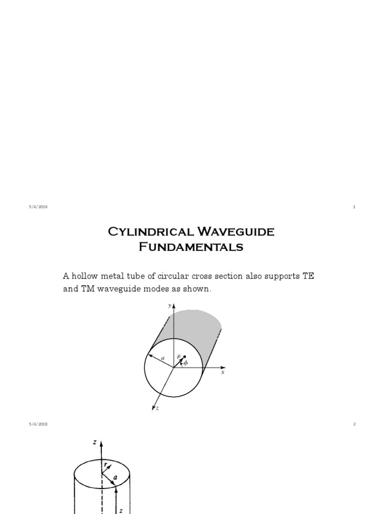Circular Waveguides | PDF | Waveguide | Electricity
