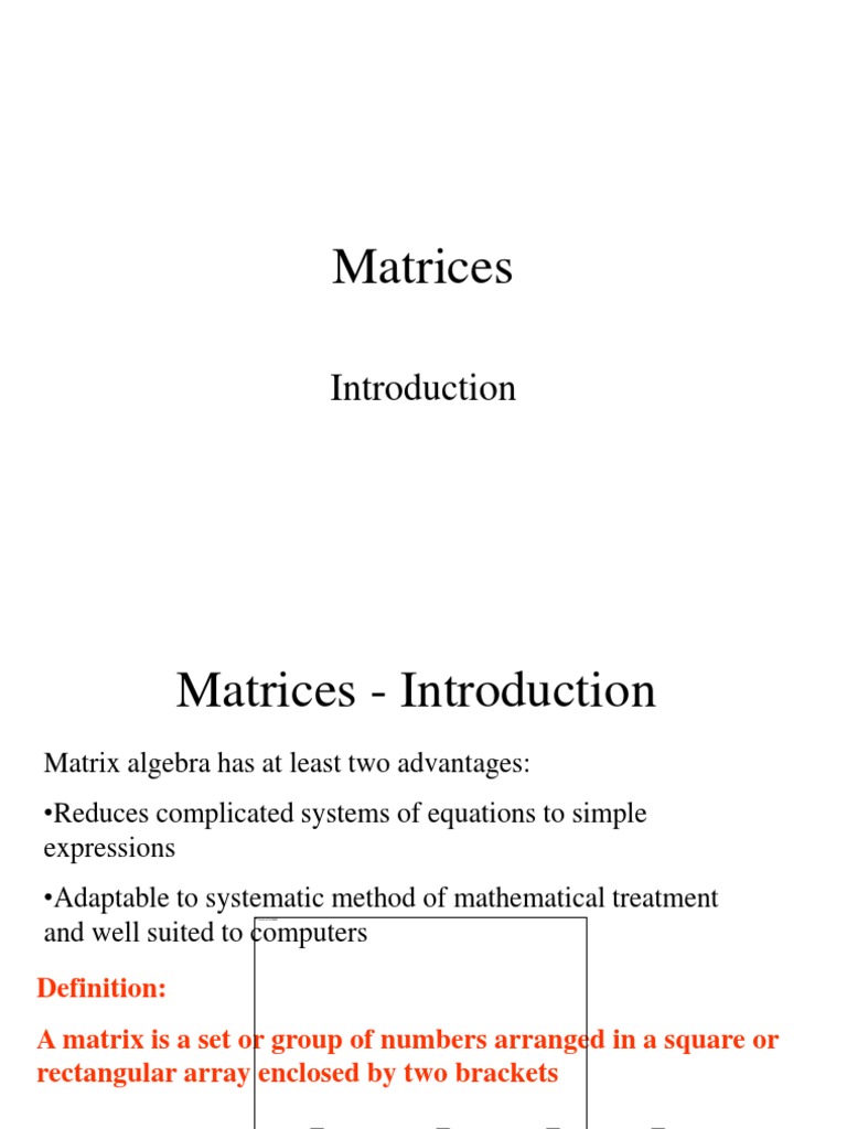 240 Matrices | Download Free PDF | Matrix (Mathematics) | Determinant