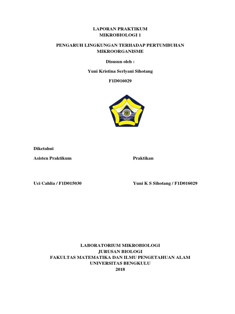 PENGARUH LINGKUNGAN TERHADAP PERTUMBUHAN MIKROORGANISME | PDF