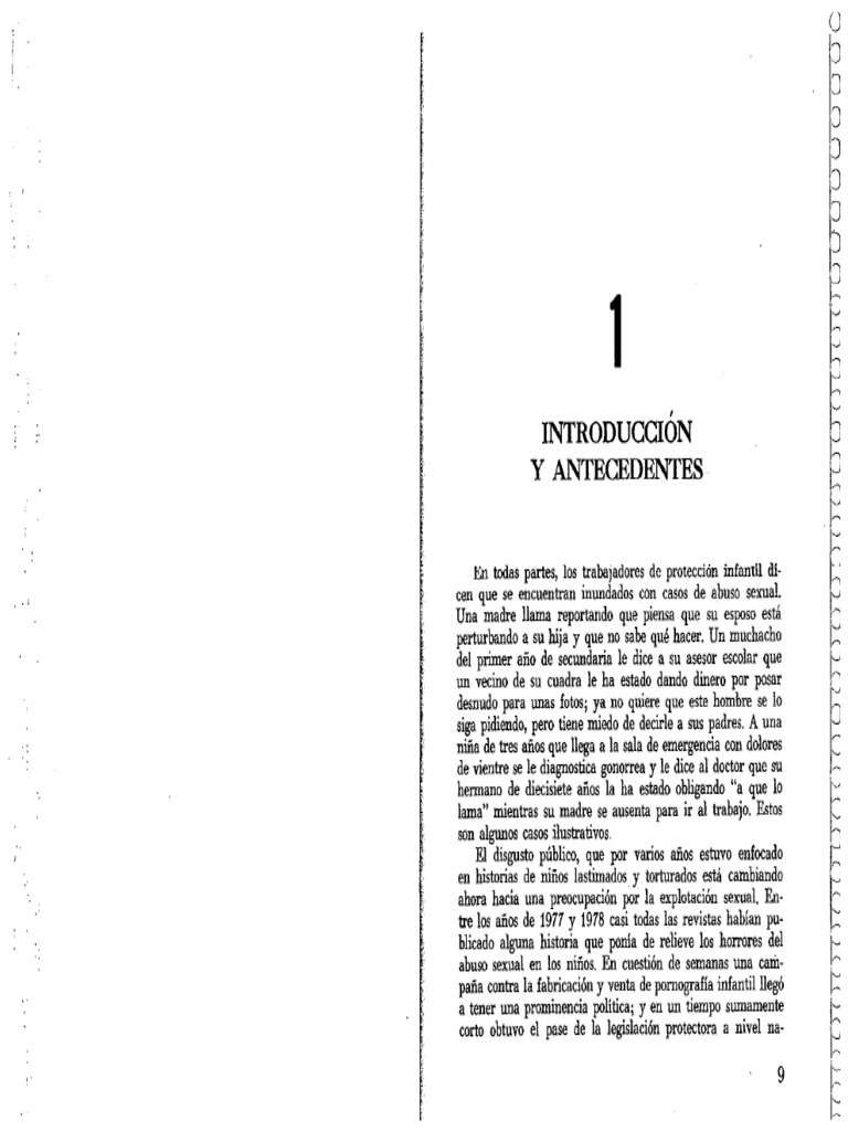 Finkelhor, Causas, Consecuencias y Tratamiento Psicosexual Capit 1 y 2 PDF | PDF