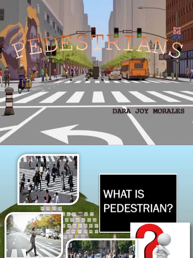 What Is Pedestrian | PDF | Pedestrian Crossing | Traffic