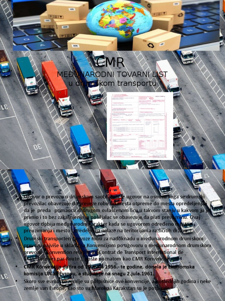 Međunarodni Tovarni List U Drumskom Transportu | PDF