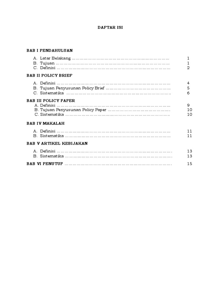 Draf Pedoman KTI | PDF