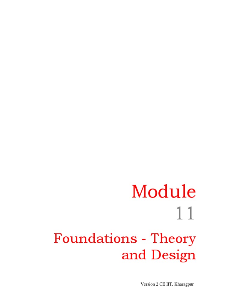 Design of Foundations PDF | PDF | Foundation (Engineering) | Bending
