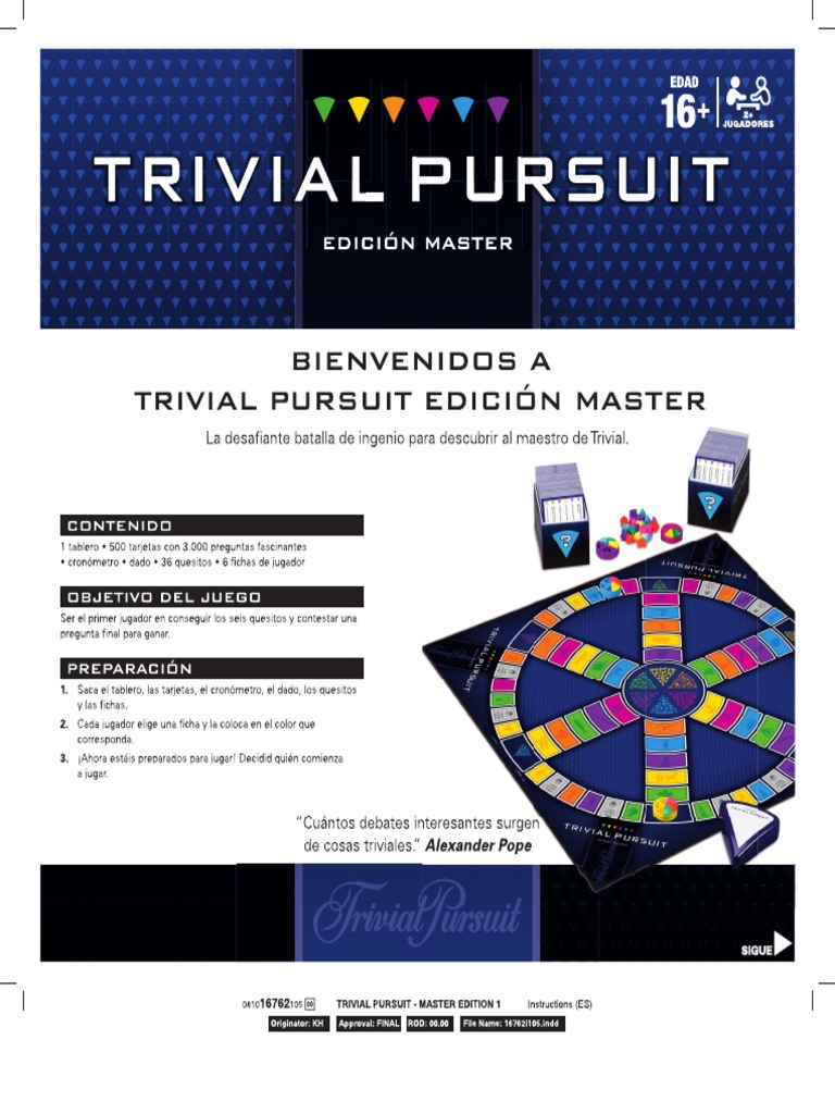 Trivial Pursuit Instrucciones | PDF