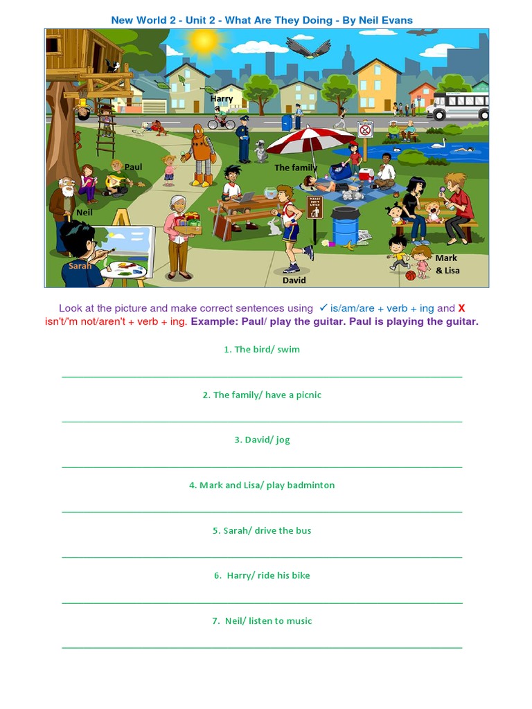 Picture Description Exercises | PDF