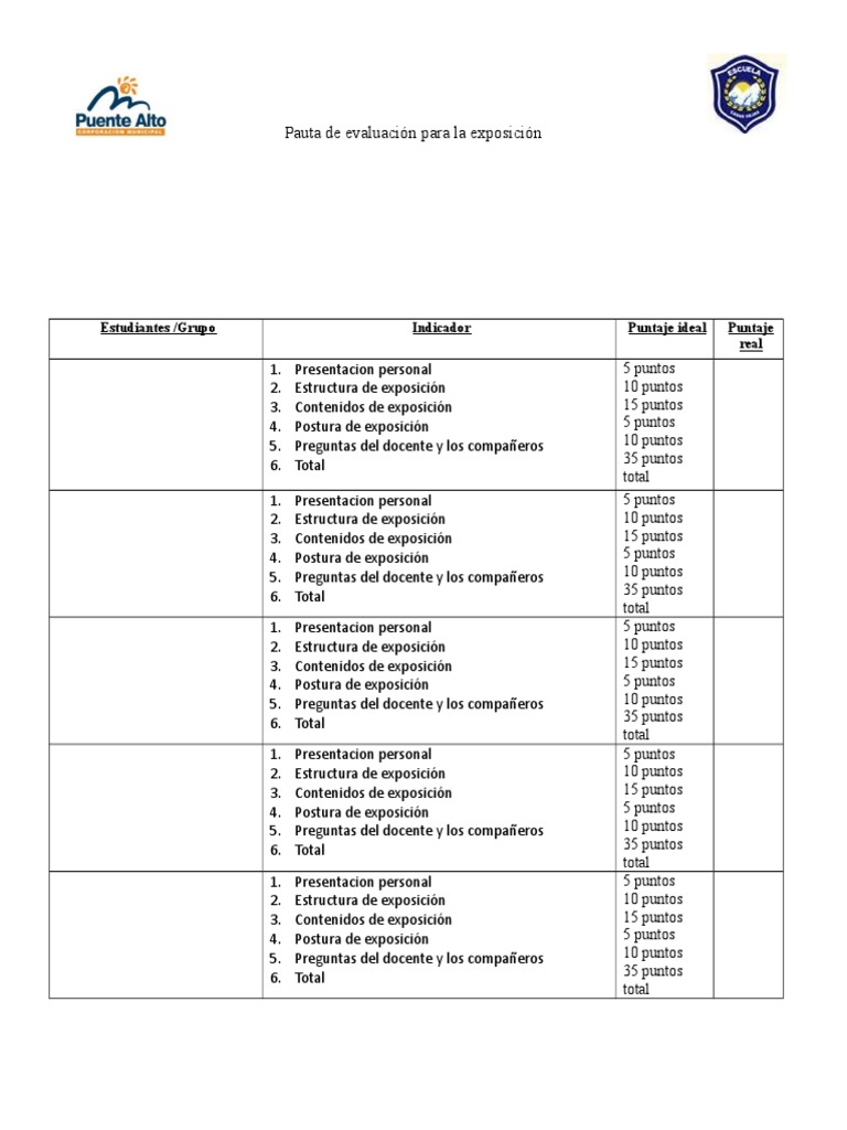 Pauta de Evaluacion Exposicion | PDF | Ajedrez | Deportes Pauta de Evaluacion Exposicion | PDF | Ajedrez | Deportes