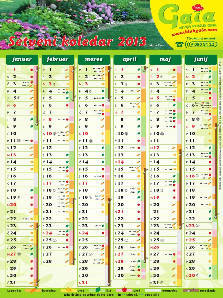 Sjetveni Kalendar-2013 PDF | PDF