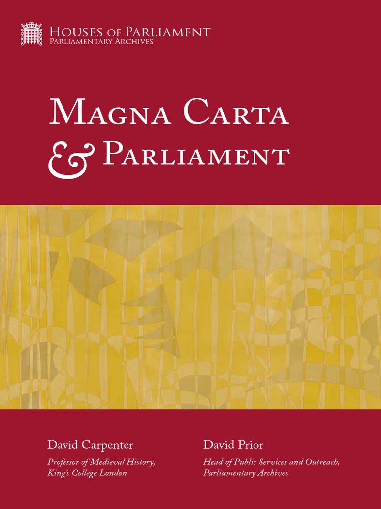 David CARPENTER y David PRIOR. Magna Carta & Parliament | Download Free ...