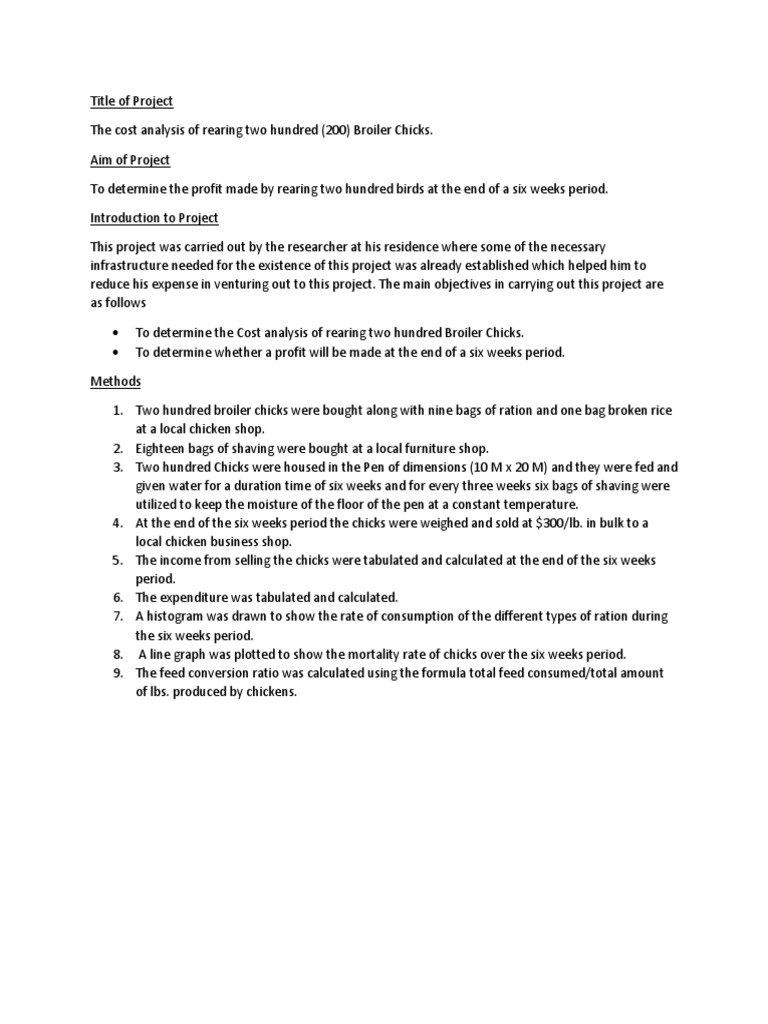 Mathematics Actual SBa | PDF | Broiler | Chicken
