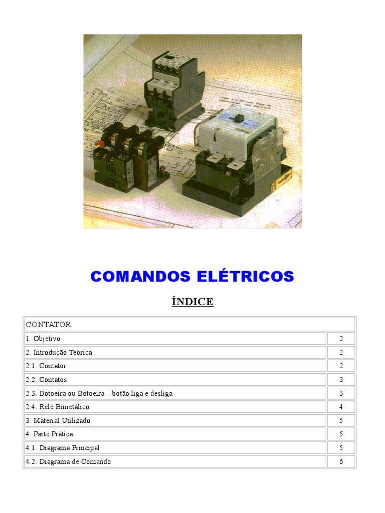 Apostila Comandos Eletricos e Diagramas PDF | PDF | Motores | Transformador