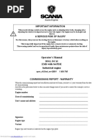 Scania Operations Manual - DC13 | PDF