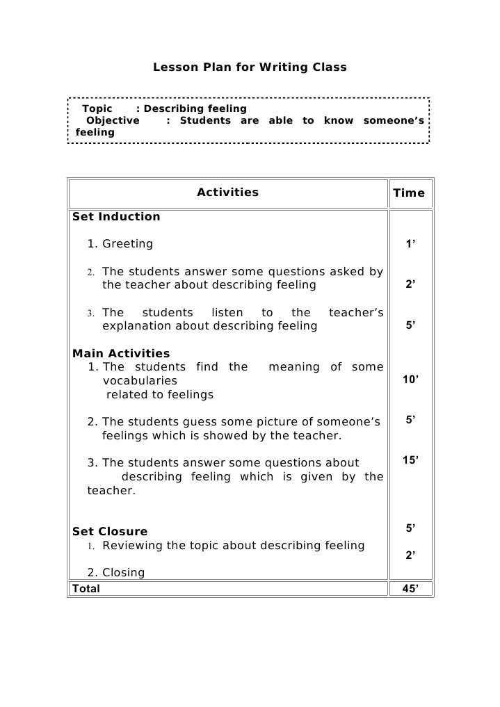 PRACTICE 3 (Lesson Plan) | PDF