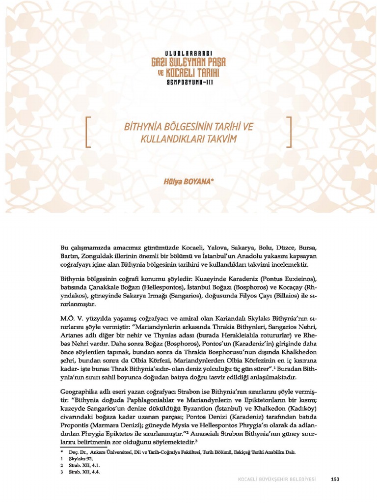 History of Bithynia | PDF