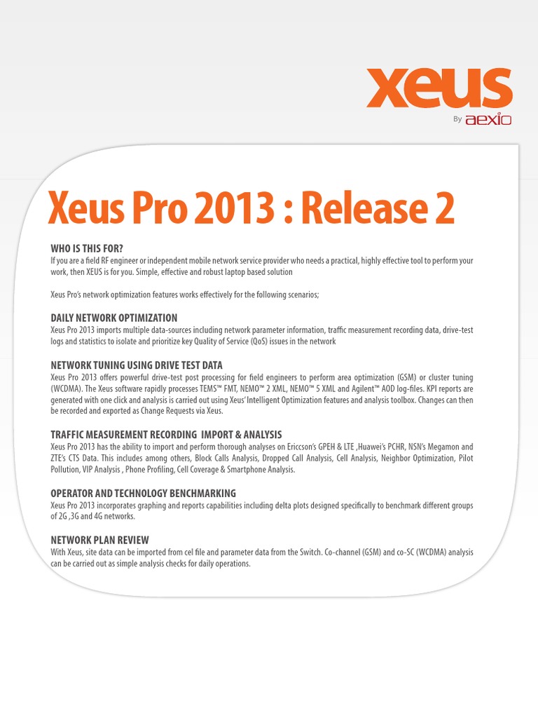 Xeus Pro 2013: Release 2: Who Is This For? | PDF | Lte ...
