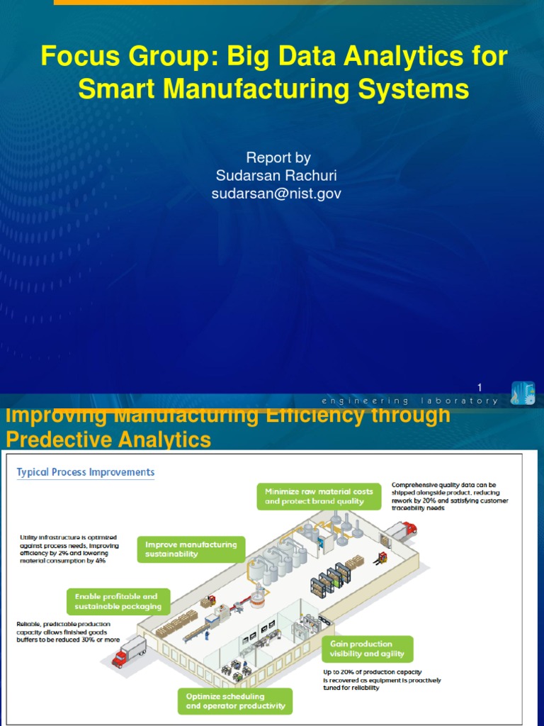 Big Data Analytics For Smart Manufacturing Systems Report | PDF ...