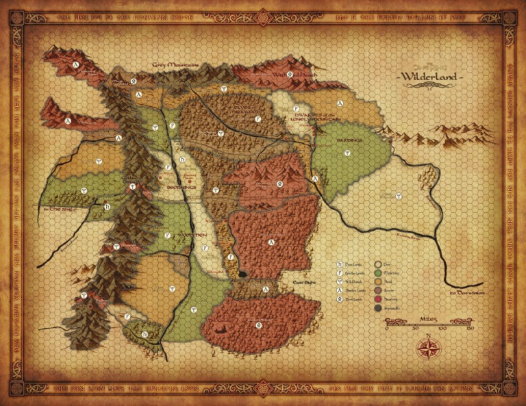 The One Ring - Loremaster's Map | PDF