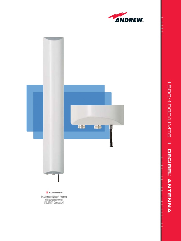 Andrew Antenna Db920-930 | PDF | Antenna (Radio) | Broadcast Engineering
