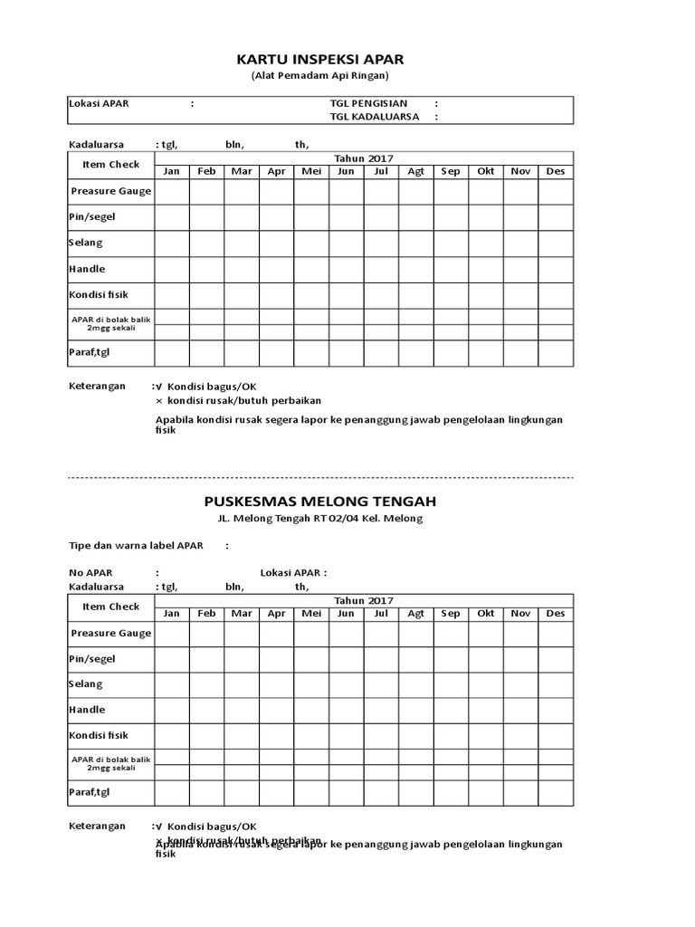 Checklist APAR | PDF