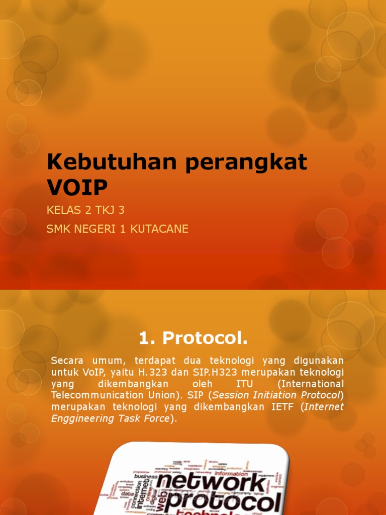 Kebutuhan Perangkat VOIP | PDF