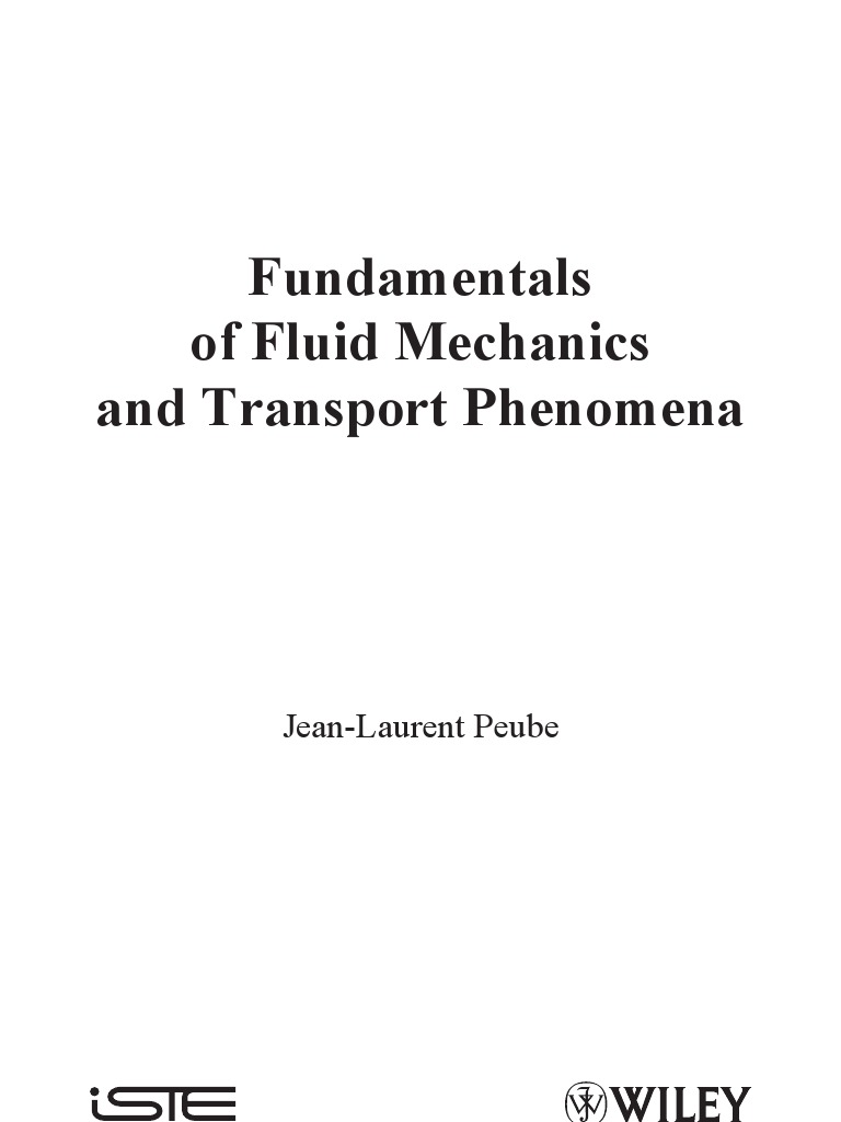 Fundamental of Transport Phenomena | PDF | Fluid Dynamics | Diffusion