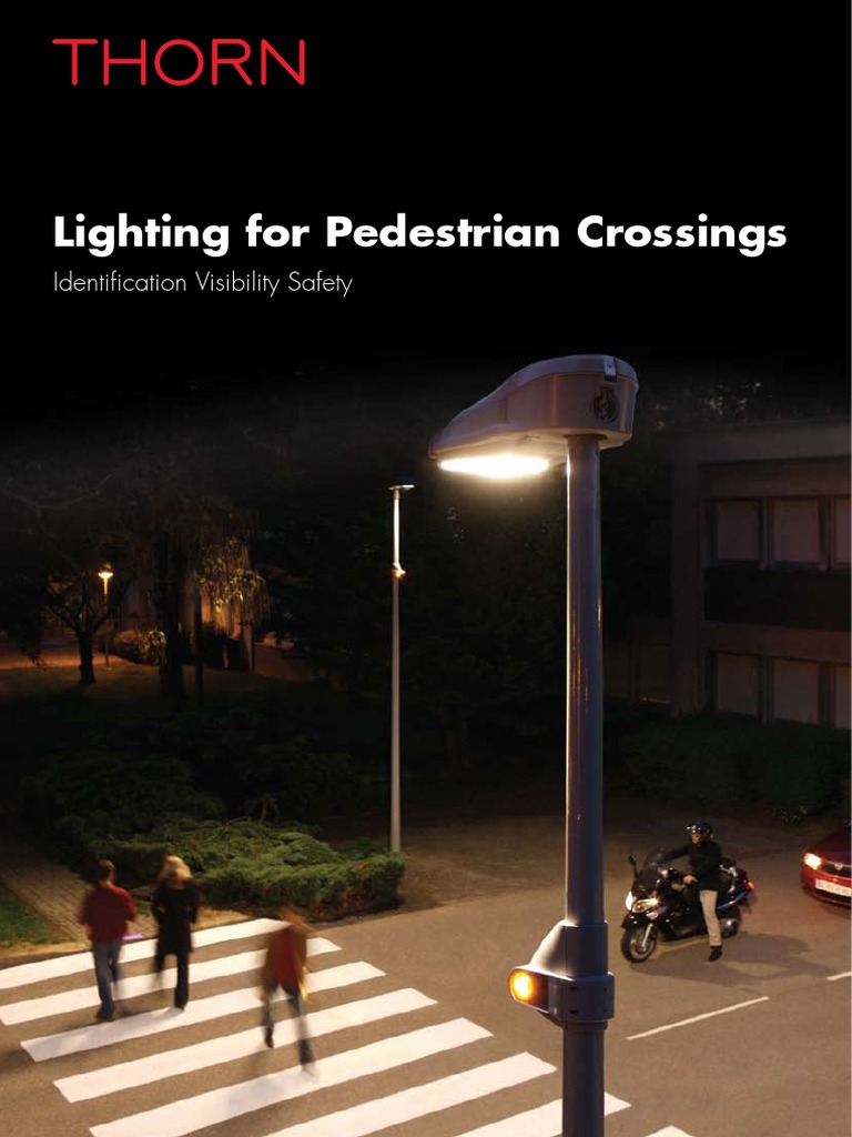Enhancing Pedestrian Crossing Safety | PDF | Lighting | Traffic Collision