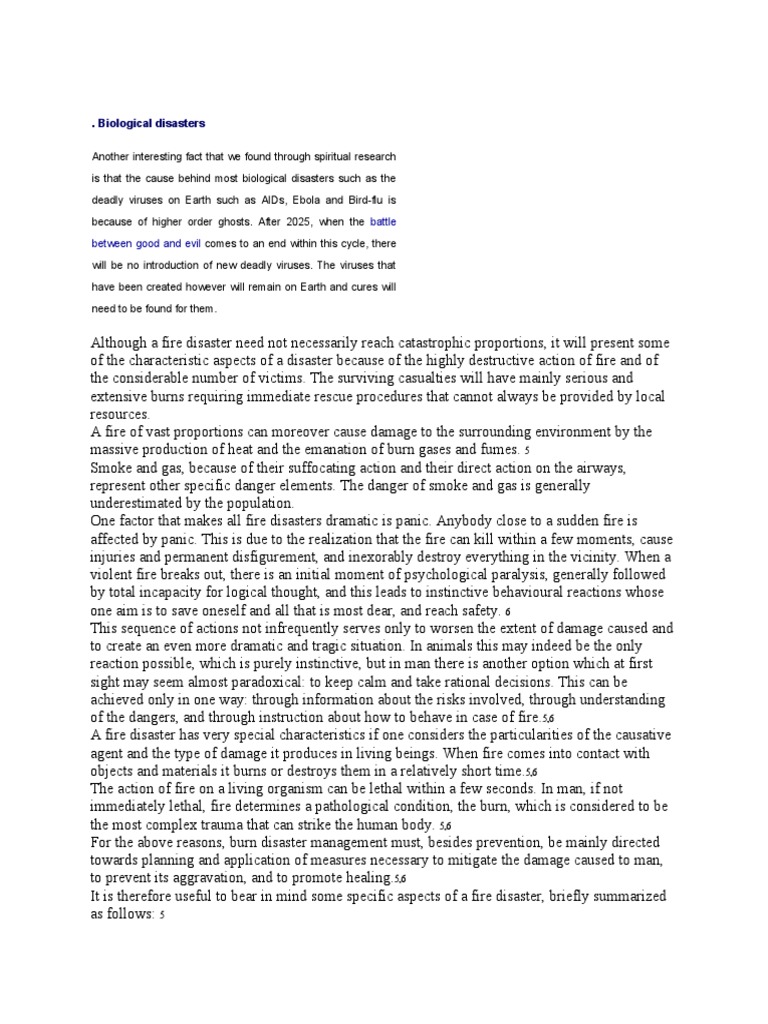 Characteristics and Management of Fire Disasters: A Comprehensive ...